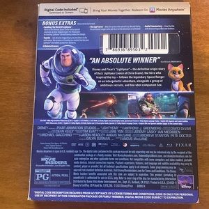 Pixar | Media | Nwt Disney Pixar Lightyear Blu Ray Dvd | Poshmark